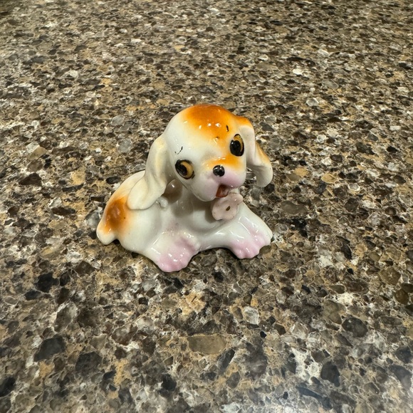 None | Art | Tiny Vintage 94s Ceramic Dog Statue Made In Japan | Poshmark